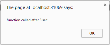 call javascript function after specific time period - JavaScript - Techno Thirsty